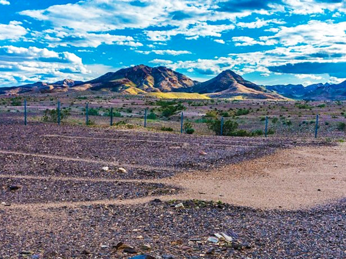 The rugged beauty of the desert stretches toward distant mountains, offering the kind of expansive views that make retirement feel like freedom.
