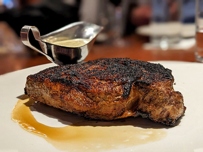 This isn't just a steak&mdash;it's a masterpiece of meat science. The perfect char giving way to a tender, juicy interior that melts like butter.