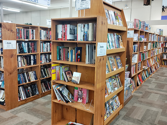 Bookworms, rejoice! These wooden shelves hold literary journeys at paperback prices. Where else can you build a personal library for less than the cost of a fancy dinner?