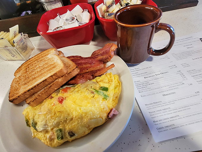 When breakfast looks this inviting, you know you've discovered something special worth writing home about.