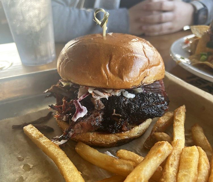 Not all heroes wear capes&mdash;some come on brioche buns. This brisket sandwich with its perfect bark might just bring a tear to your eye.
