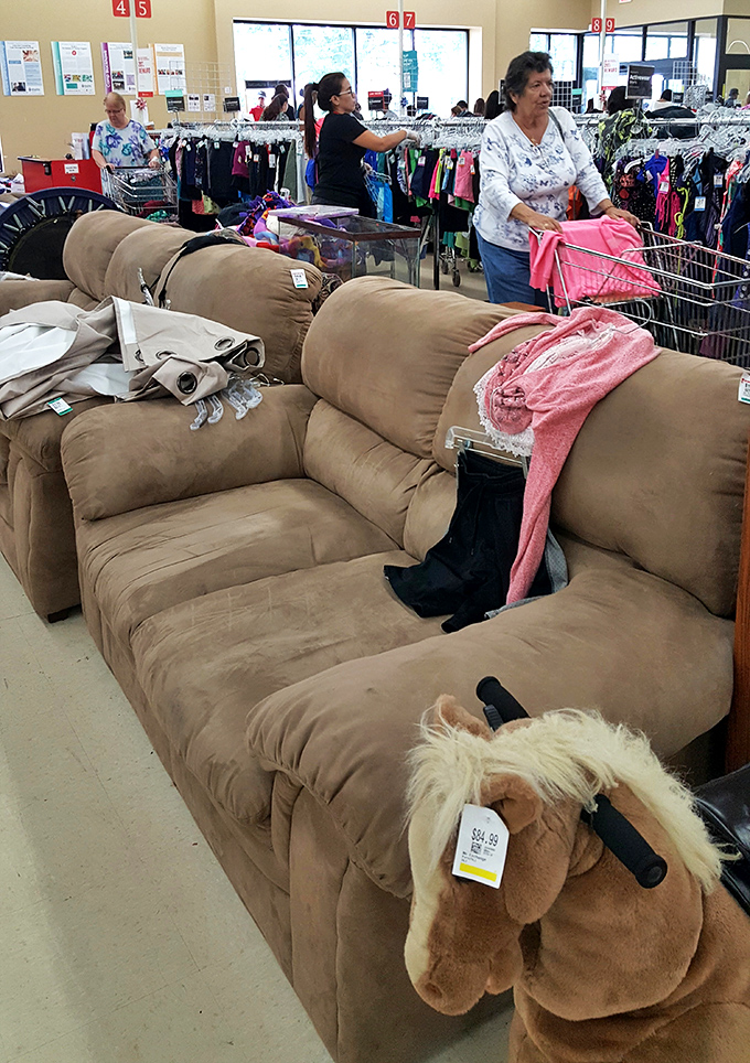 That tan sectional has stories to tell&mdash;and with a little Febreze, it's ready to hear yours.