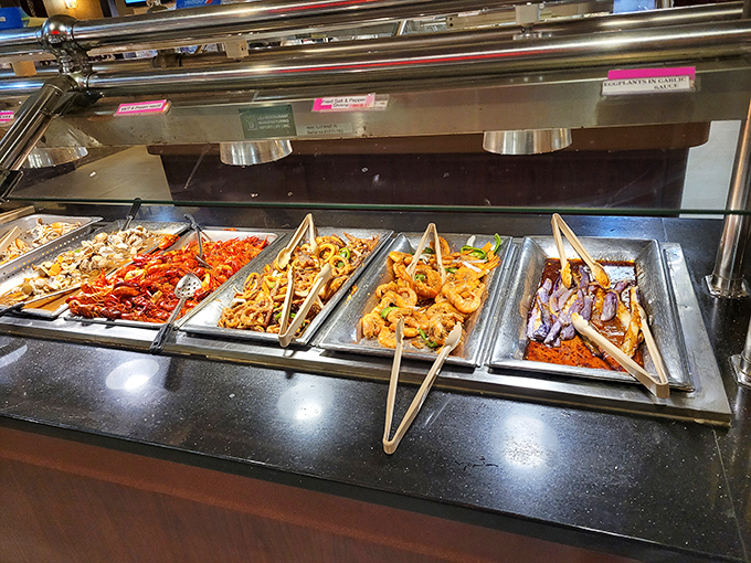 A lineup of Asian delights standing at attention like culinary soldiers. The hardest part isn't choosing&mdash;it's remembering to pace yourself.