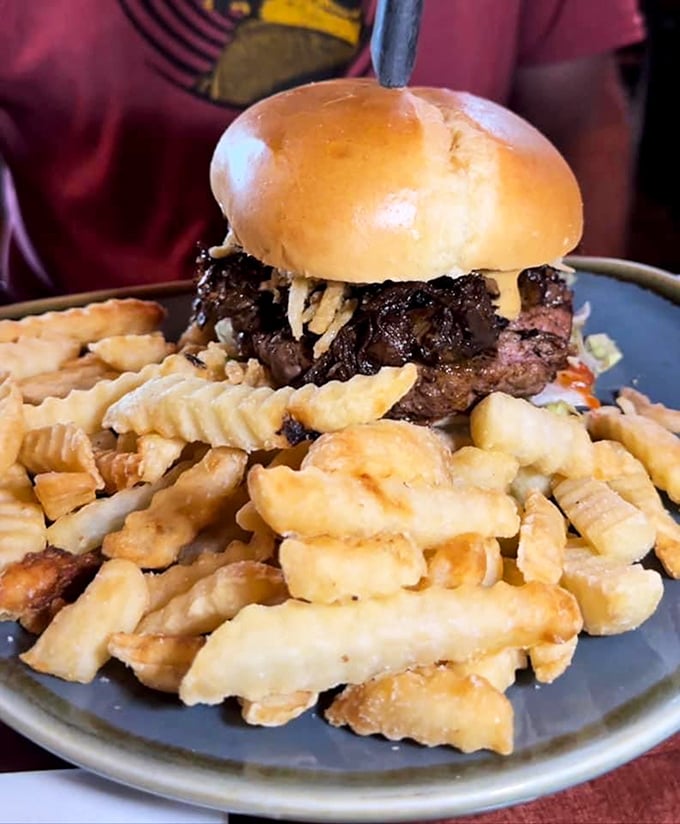 Not all heroes wear capes; some come on a bun with perfectly golden fries that crinkle in all the right places.