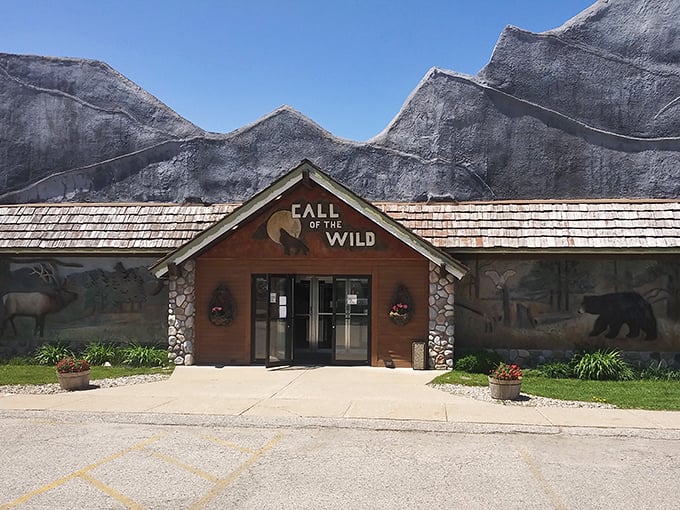 The Call of the Wild Museum's rustic exterior hints at the natural wonders showcased inside &ndash; Michigan wildlife displayed with the drama of a nature documentary.