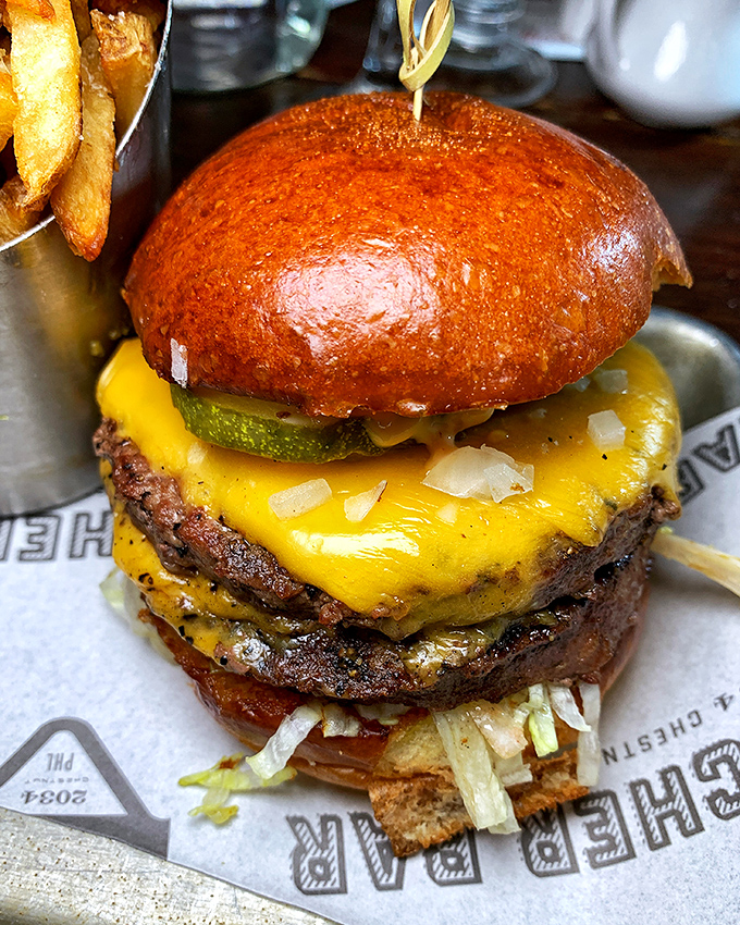 Behold the Royale with Cheese in all its glory&mdash;two perfectly seared patties, melted American cheese, and a bun that somehow contains this masterpiece.