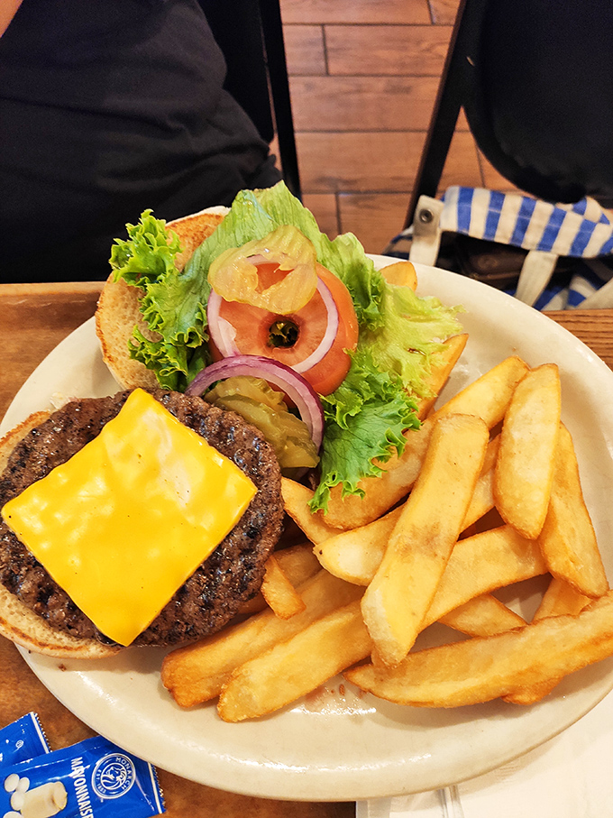 This isn't just a cheeseburger&mdash;it's a juicy manifesto on a bun that reminds you why simple food done right trumps fancy cuisine every time.