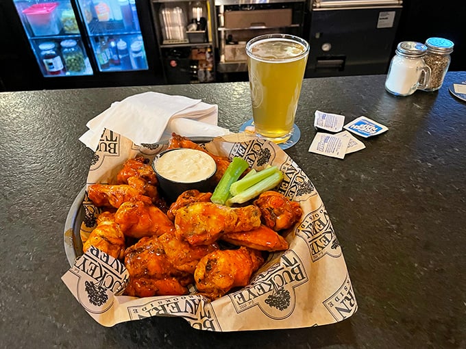 These aren't just wings; they're crispy ambassadors of flavor that make you wonder why you ever settled for less. Beer's perfect companion found.