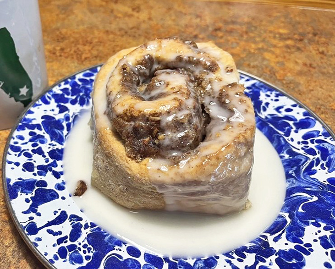 The cinnamon roll that launched a thousand road trips. This spiral of sugary perfection isn't just breakfast&mdash;it's an event worthy of its own zip code.