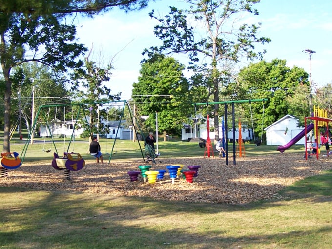Childhood simplicity at its finest&mdash;this playground doesn't need digital screens or virtual reality to create real memories and genuine laughter.