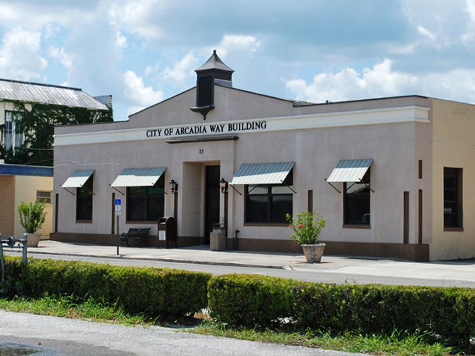 The City of Arcadia Way Building keeps things simple and functional, proving not every historic building needs to scream for attention to be part of the story.