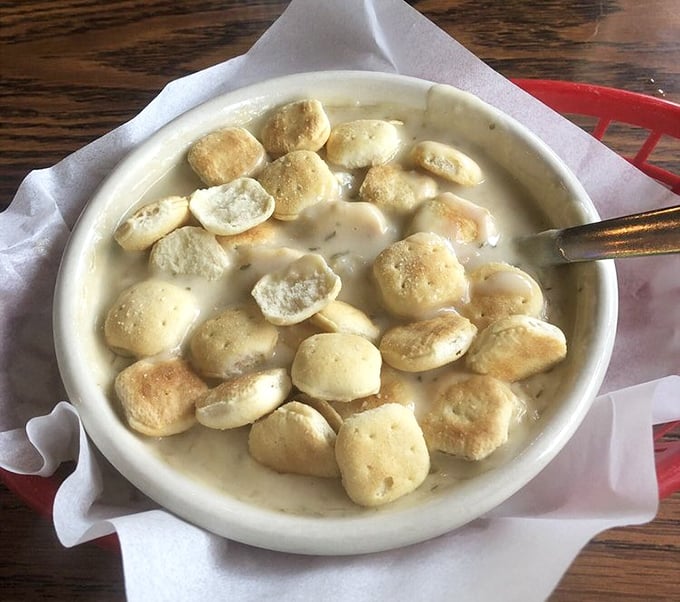 Behold the legendary clam chowder that's earned more loyal followers than a beloved sitcom rerun.