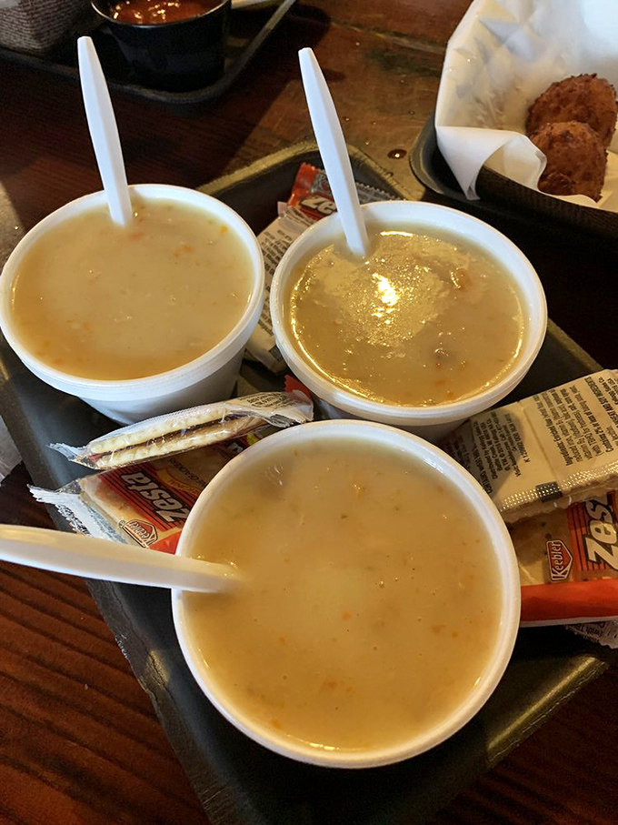 Not all heroes wear capes &ndash; some come in styrofoam cups with plastic spoons. This legendary chowder has converted more non-believers than Sunday sermons.
