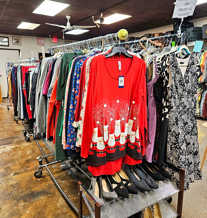 Fashion treasure hunters rejoice! That perfect holiday sweater or summer dress might be hiding in plain sight among these colorful racks.