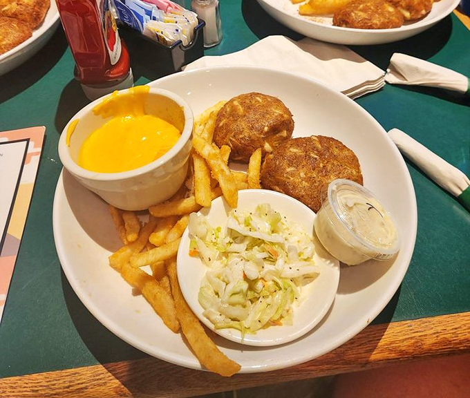 Golden-brown perfection on a plate &ndash; these crab cakes are what seafood dreams are made of, with minimal filler and maximum flavor.