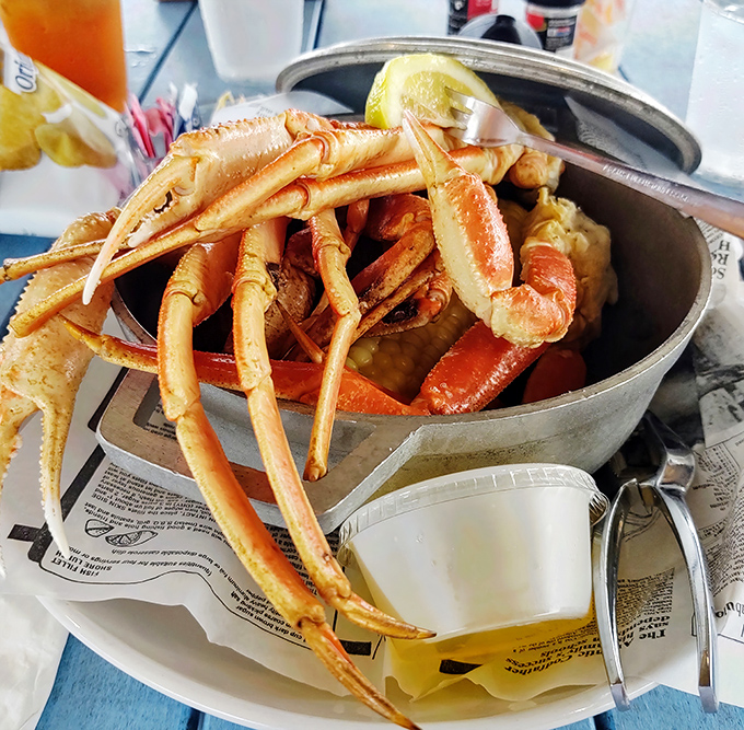 These snow crab legs aren't just dinner; they're an engineering challenge with a butter-dipped reward that's worth every crack.
