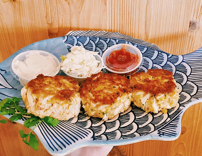 Golden-brown perfection that's more crab than cake. These Maryland-style beauties make seafood lovers weak at the knees.