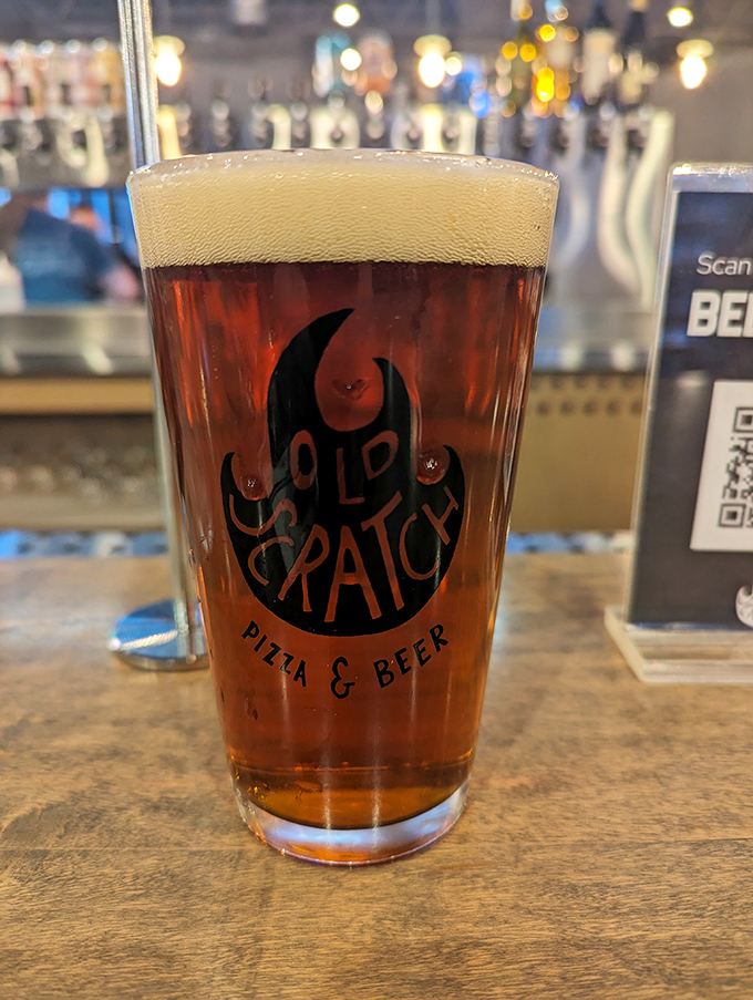 Amber perfection in a glass. This isn't just beer&mdash;it's liquid sunshine with personality and a degree in pizza compatibility.