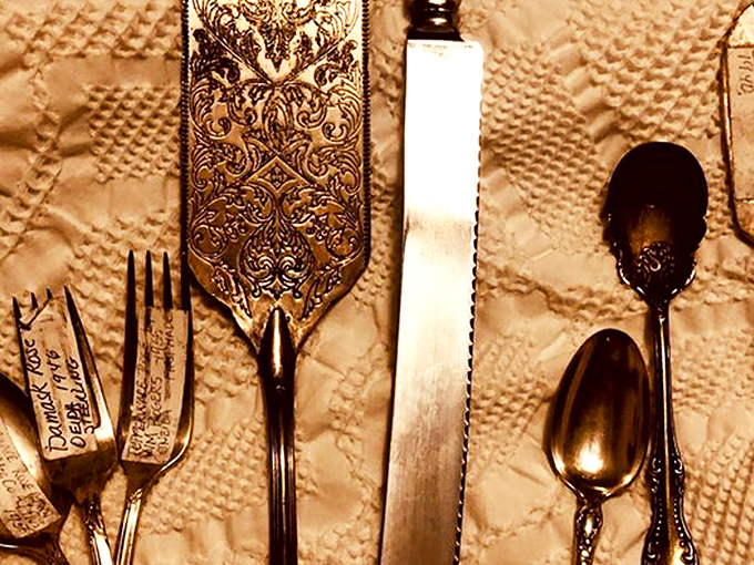 Elegance hiding in plain sight. These ornate utensils await someone who appreciates that dinner parties are elevated by the stories behind what's on the table.