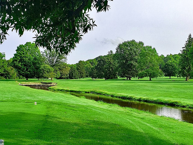 Golf courses this pristine make you wonder if they have a secret groundskeeper named Gatsby.