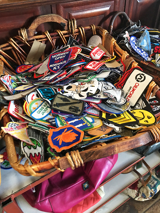 These vintage patches tell stories of adventures past &ndash; perfect for customizing your finds. 