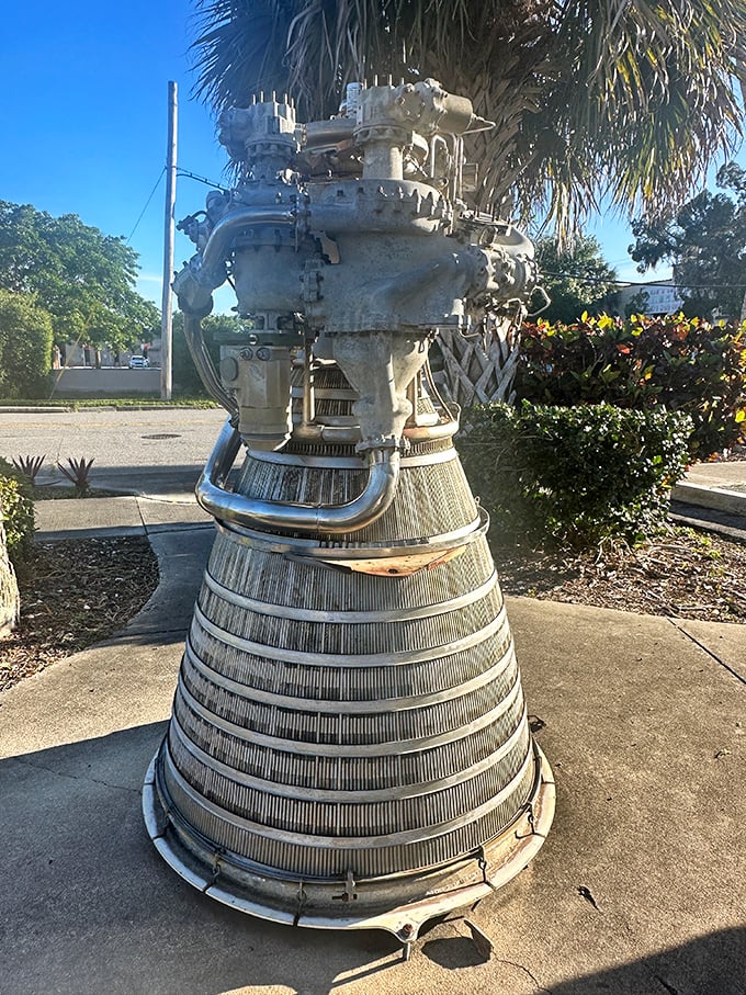 Engineering poetry in metal and pipes. This rocket engine reminds us that sometimes the most beautiful art is actually hardcore science with a purpose.