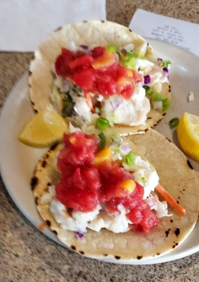These fish tacos aren't just good "for a buffet" &ndash; they're the kind that make you question everything you thought you knew about tacos.