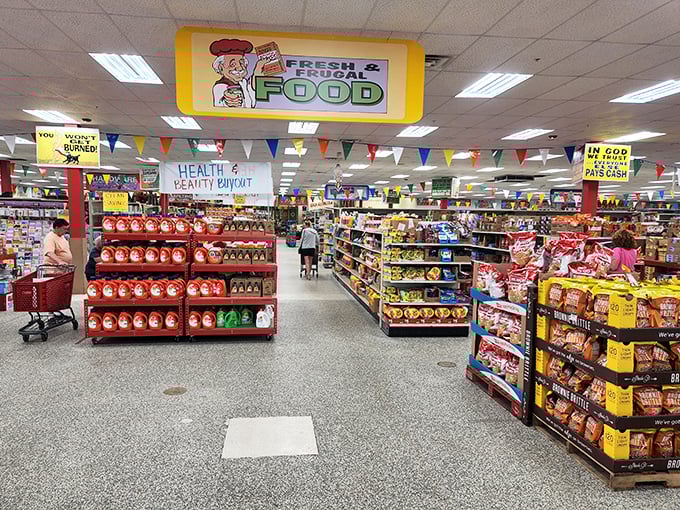 The "Fresh & Frugal Food" section proves that gourmet taste and budget consciousness aren't mutually exclusive concepts after all.