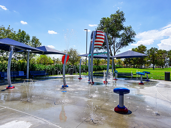 Kids splashing in Freedom Park's fountain &ndash; proof that in the desert, water becomes more magical than gold. The perfect summer escape when temperatures soar.