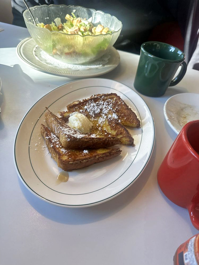 French toast that's achieved celebrity status in Cleveland&mdash;golden-brown, dusted with powdered sugar, and worthy of its own Instagram account.