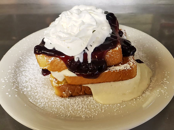 French toast that's dressed up for the prom&mdash;berry compote and whipped cream turn this breakfast staple into a celebration.