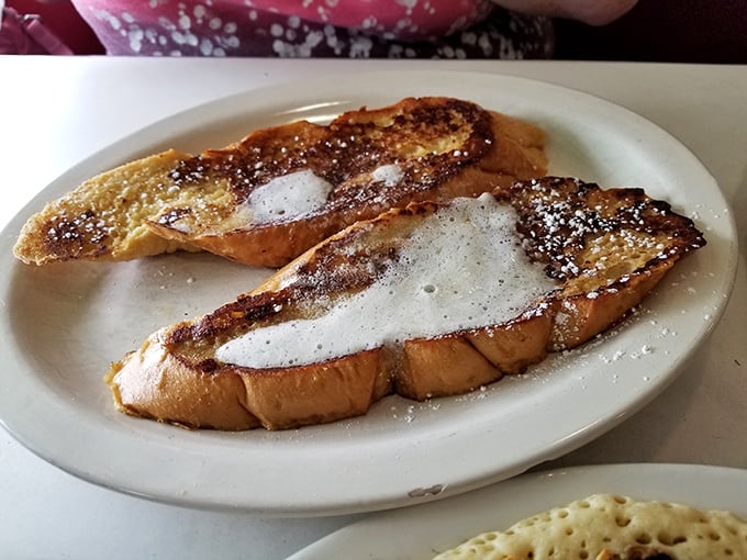 Two golden slices of breakfast perfection that'll make you forget every other French toast experience.