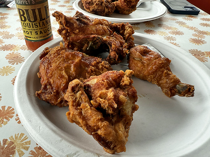 Golden-brown perfection that makes you want to high-five the cook. This broasted chicken doesn't need Instagram filters&mdash;it's been #delicious since before hashtags existed.