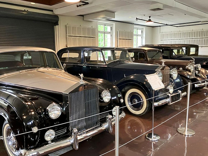 Not just cars&mdash;time machines. This garage houses vintage automobiles that make modern luxury vehicles look like disposable toys.