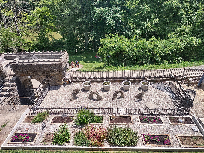Even the gardens here get the royal treatment, with pathways that lead to adventure around every corner.