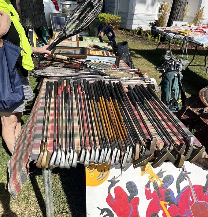 Golf clubs from another era stand ready for their second act. That wooden-headed putter might just cure your modern putting woes!
