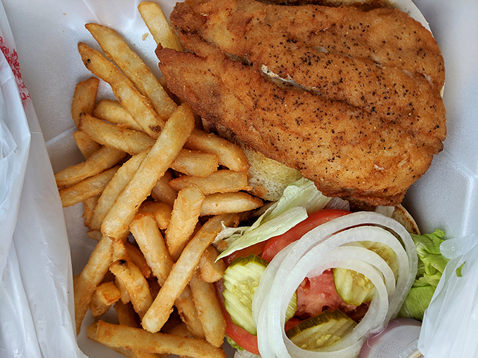 Behold the grouper sandwich that launched a thousand road trips and zero regrets about the journey.