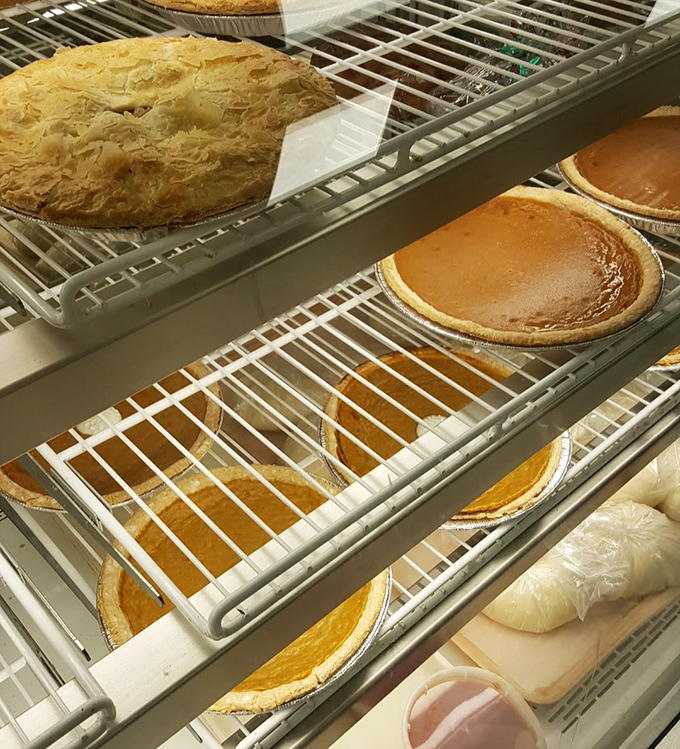 Fresh pies cooling on racks &ndash; the bakery equivalent of a siren song. Resistance is futile, especially when pumpkin season arrives.