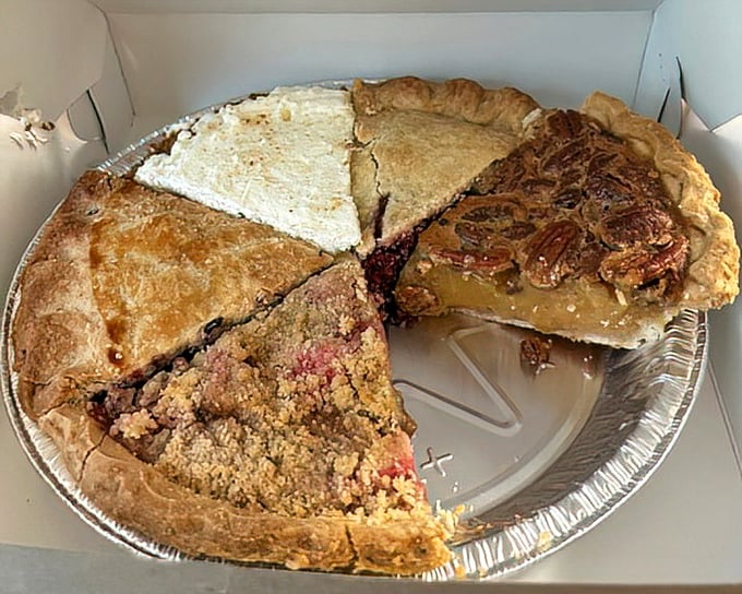 Pie democracy in action&mdash;four different varieties sharing one tin in perfect harmony. If only Congress could work together this deliciously.