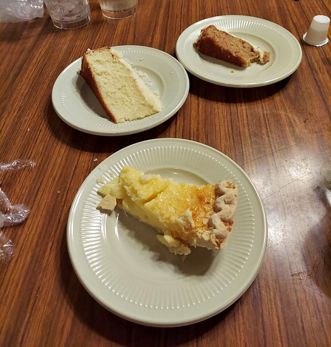 Pie perfection on simple white plates&mdash;because when the dessert is this good, it doesn't need fancy presentation to make your taste buds stand at attention.