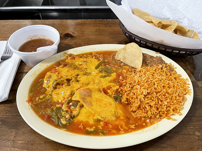 These Huevos Rancheros aren't just breakfast &ndash; they're a sunrise celebration on a plate, complete with that sauce that makes everything it touches magical.