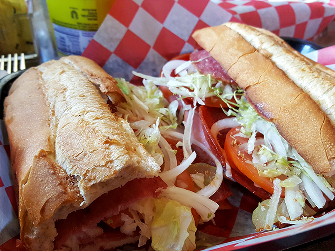 The star of the show: an Italian hoagie that achieves that mythical balance where every ingredient plays its part perfectly.