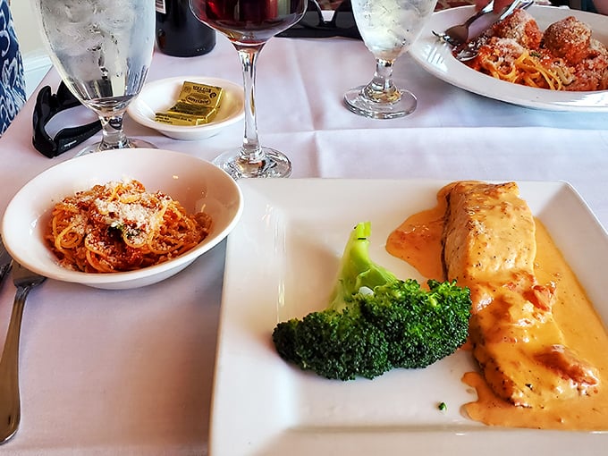 When your food arrives looking this perfect, you know you've found something truly special in Huntersville.
