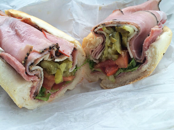 This Italian sub isn't just lunch – it's architecture. Layers of meat, veggies, and cheese create a harmony that makes your average sandwich seem like a rough draft.