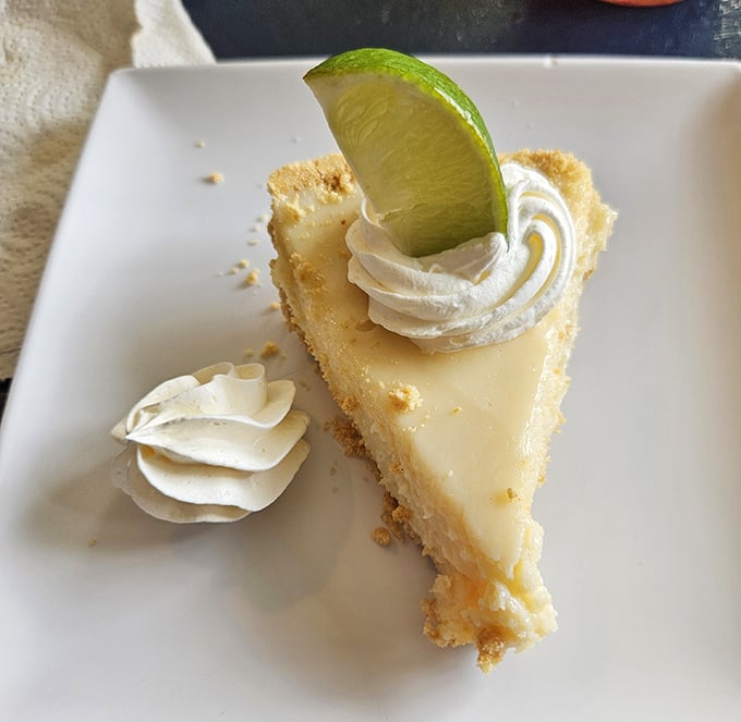 The Key lime pie that launched a thousand road trips. That perfect balance of tart and sweet makes grown adults consider licking the plate.