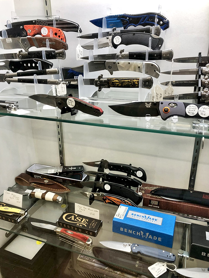 Not your average knife collection! These blades have sliced through decades of history, each handle telling its own story of craftsmanship and purpose.