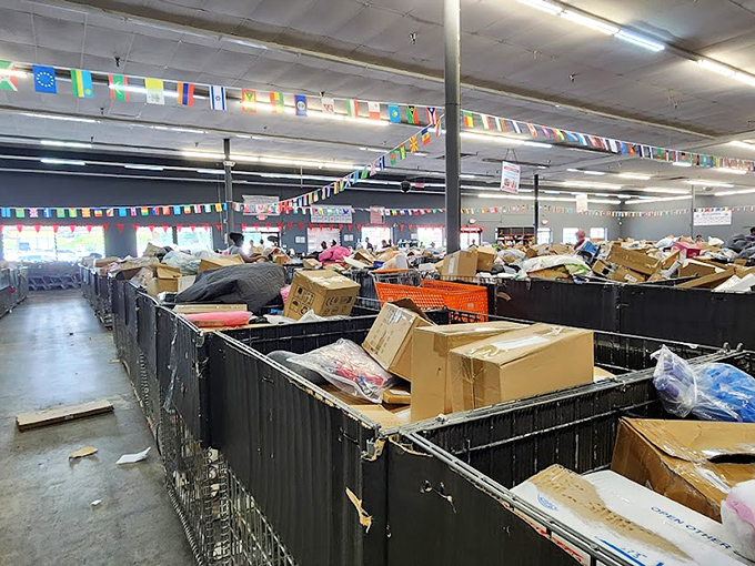 Bin diving at its finest! These metal containers hold everything from last season's must-haves to tomorrow's conversation pieces.