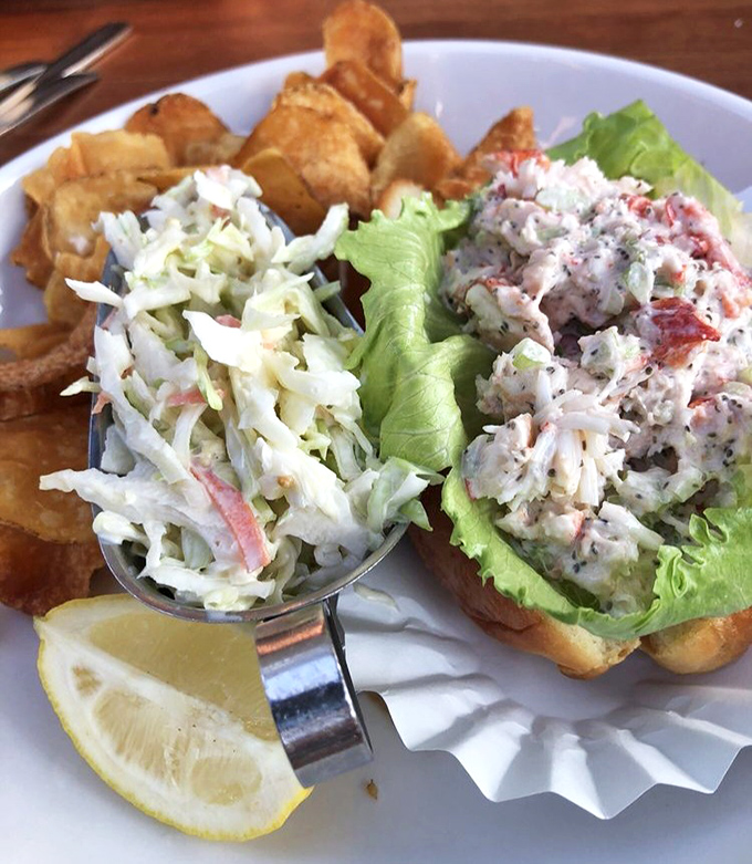 The lobster roll that launched a thousand road trips&mdash;chunky, perfectly dressed, and served with house-made chips that'll make you forget store-bought ever existed.