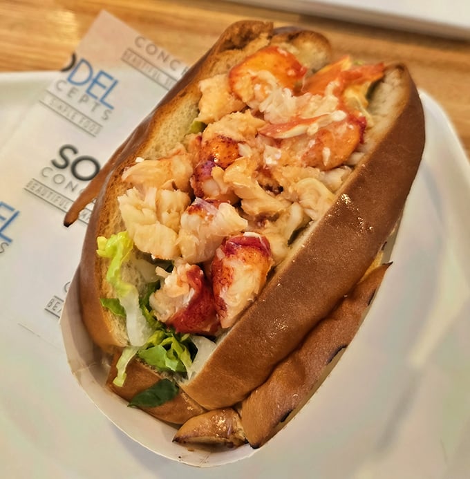 The legendary lobster roll&mdash;where chunks of sweet meat nestle in a perfectly toasted bun like they've finally found their forever home.