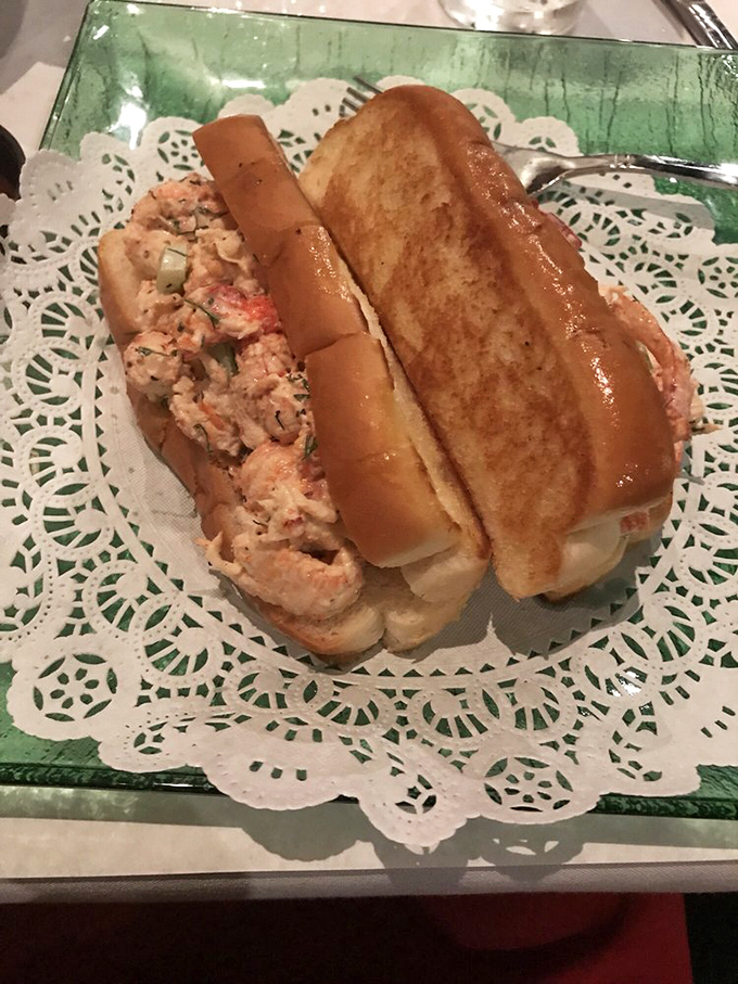 The star of the show: a lobster roll that would make a New Englander do a double-take. Buttery, toasted perfection cradling sweet lobster meat.